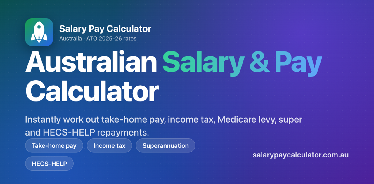 Salary Calculator Australia 2025-26 | Pay & Tax Calculator
